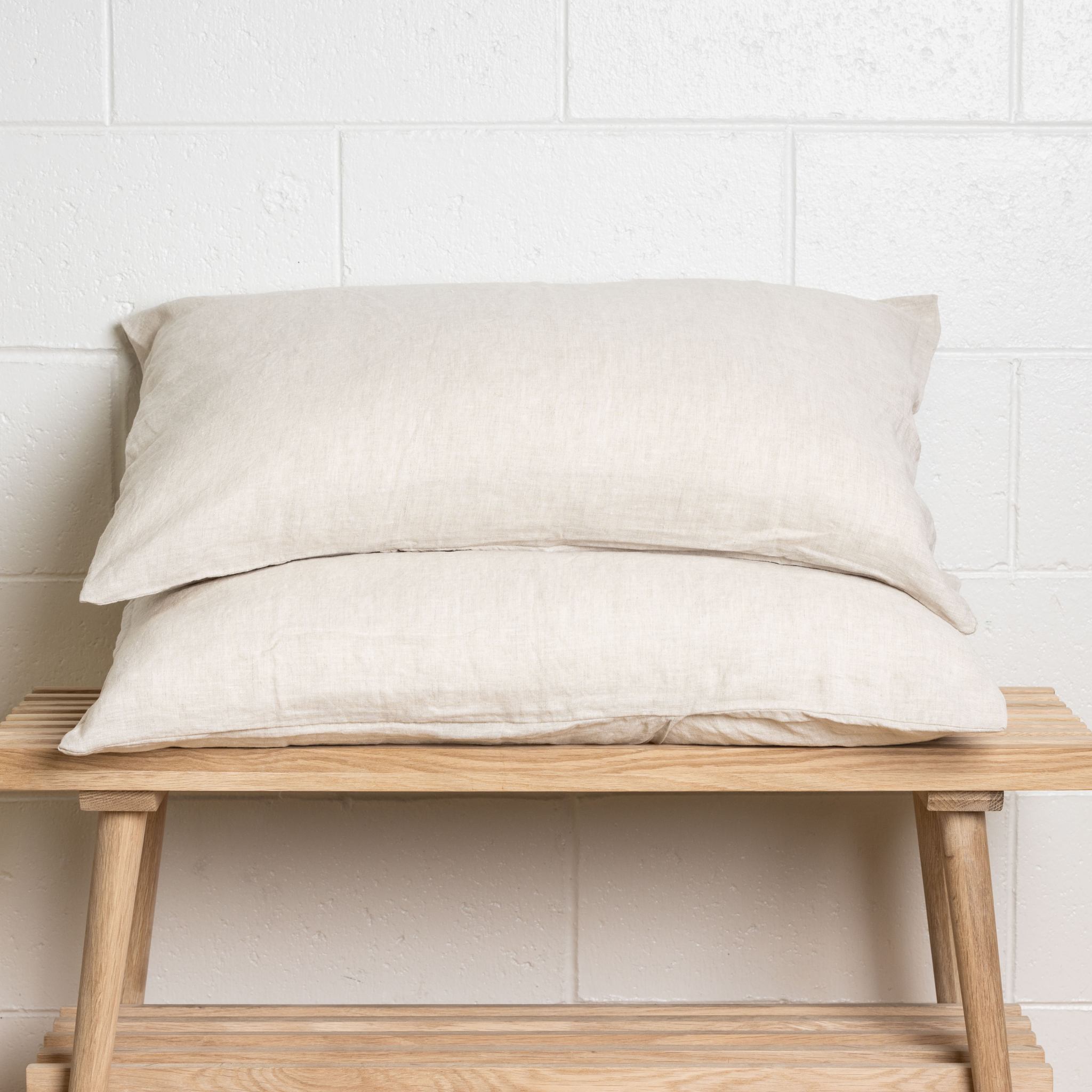 Natural Linen Pillowcase | The Linen Project – thelinenproject