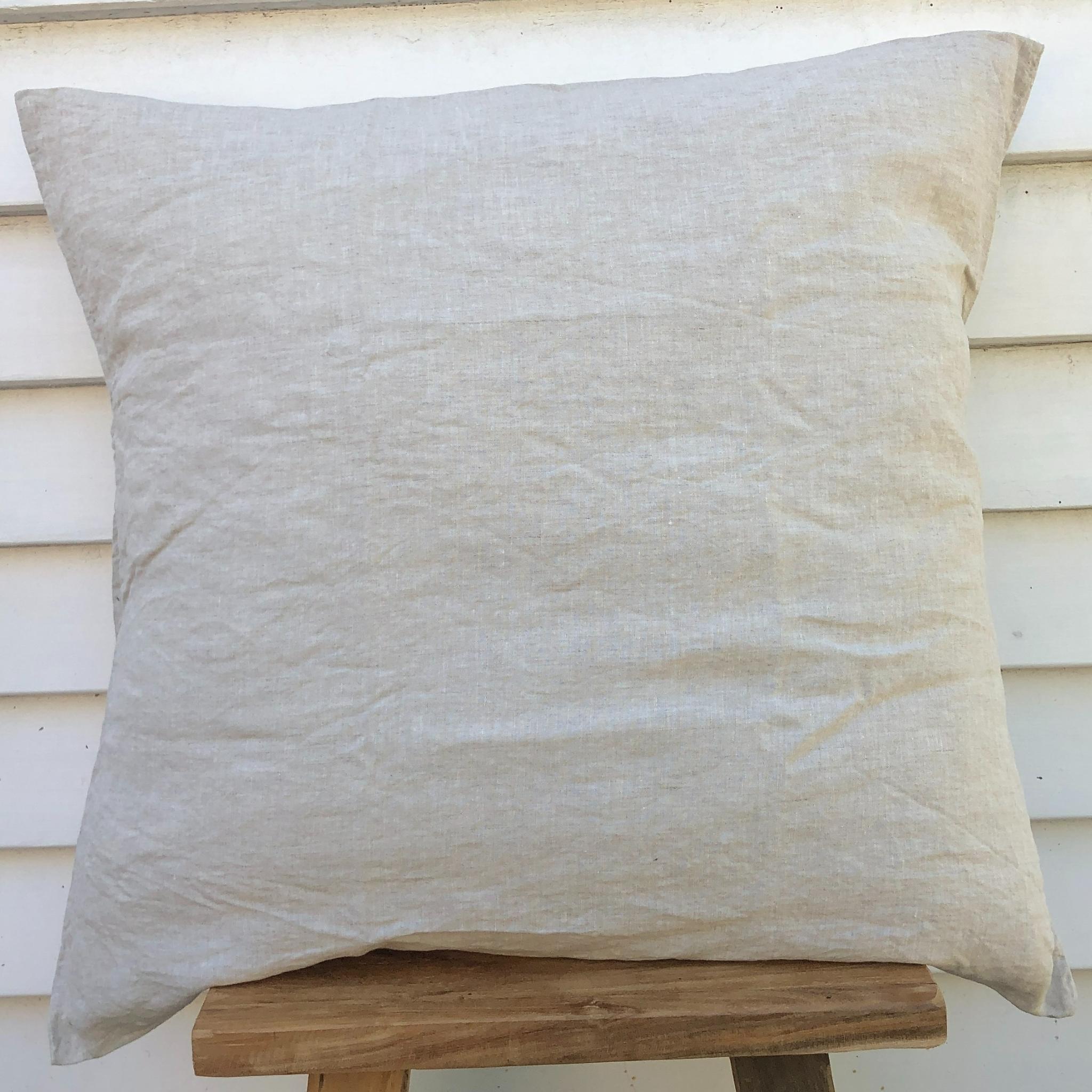 Natural Linen Pillowcase | The Linen Project – thelinenproject