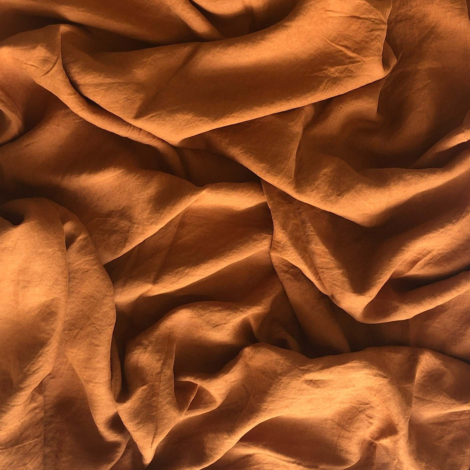 Rust Linen Duvet Cover l The Linen Project – thelinenproject